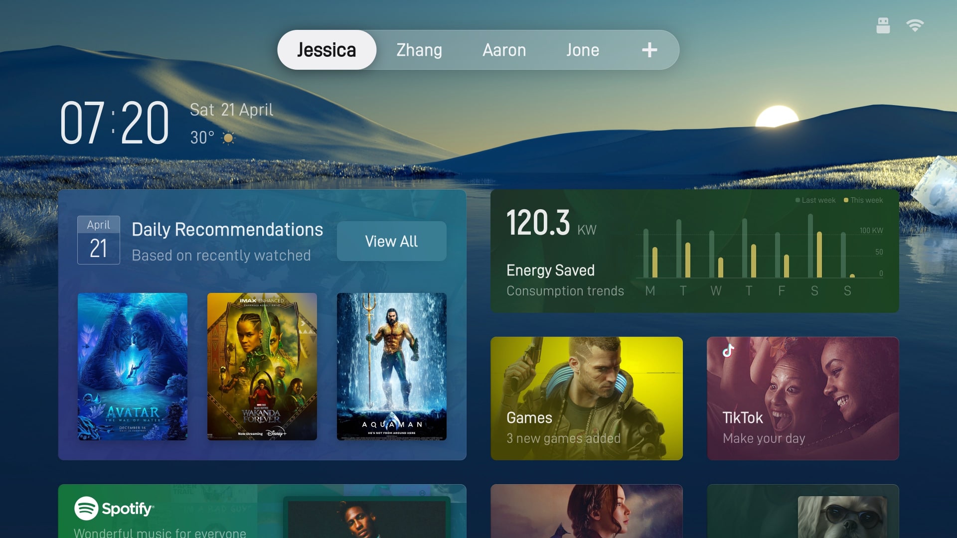 TCL 电视灵控桌面