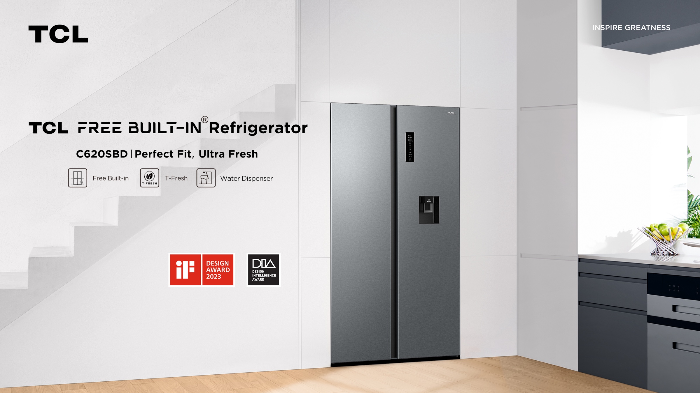 TCL C620SBD Free Built-in Refrigerator | TCL Global