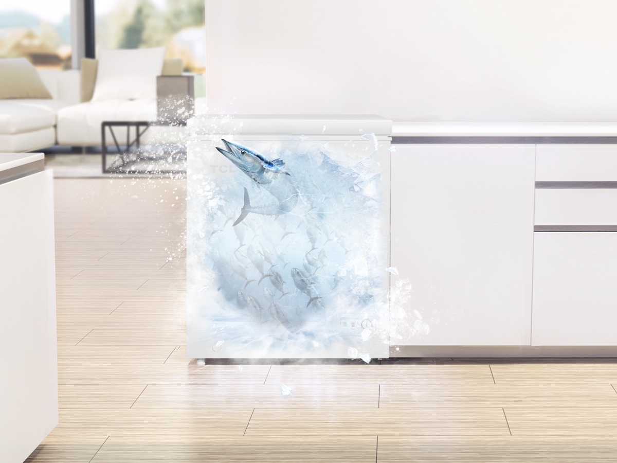 TCL Refrigerator F145CF-Chest Freezer Max Space-TCL Global