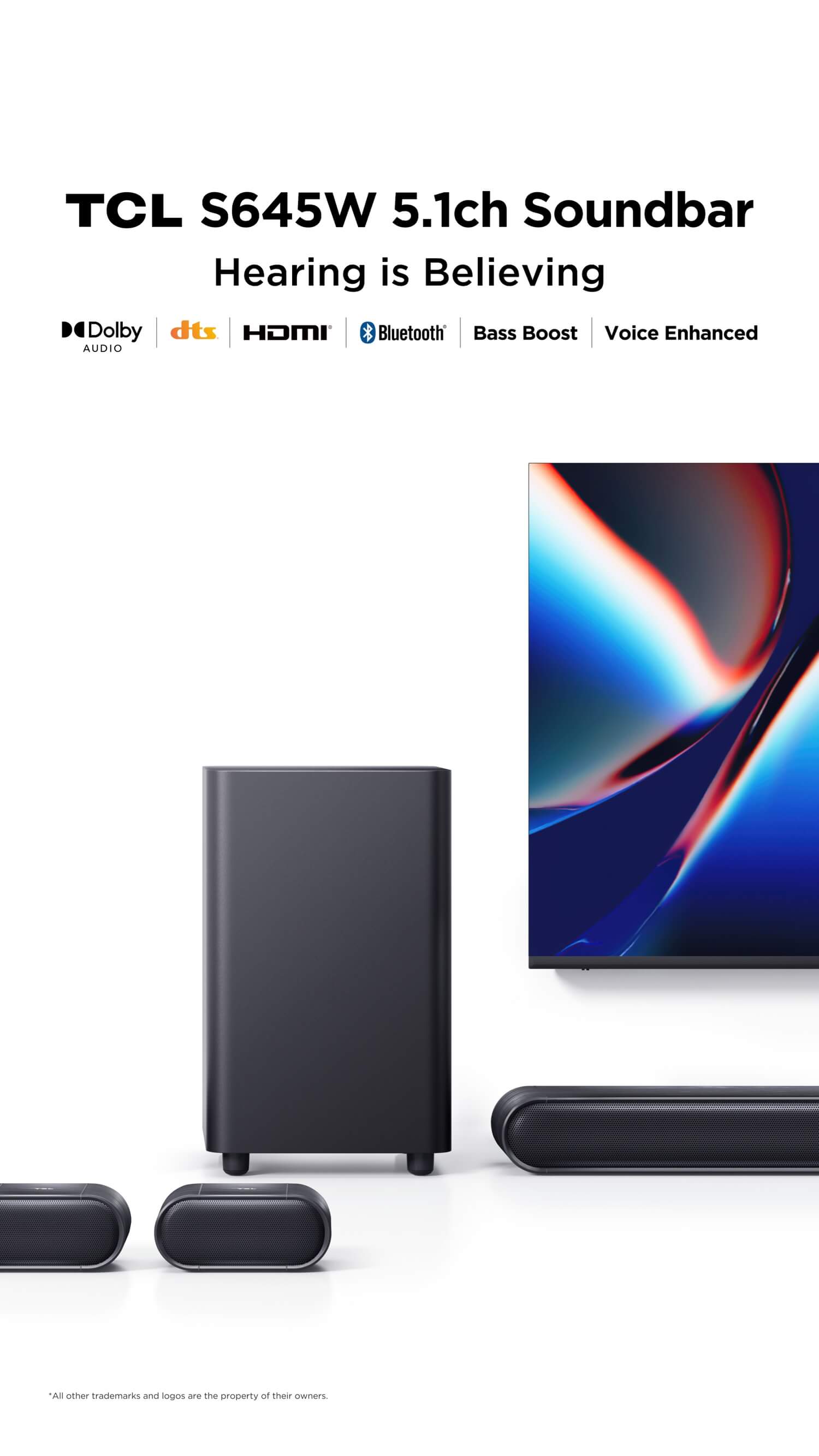TCL Soundbar S645W | 5.1 Channel Dolby Atmos Soundbar | TCL Global