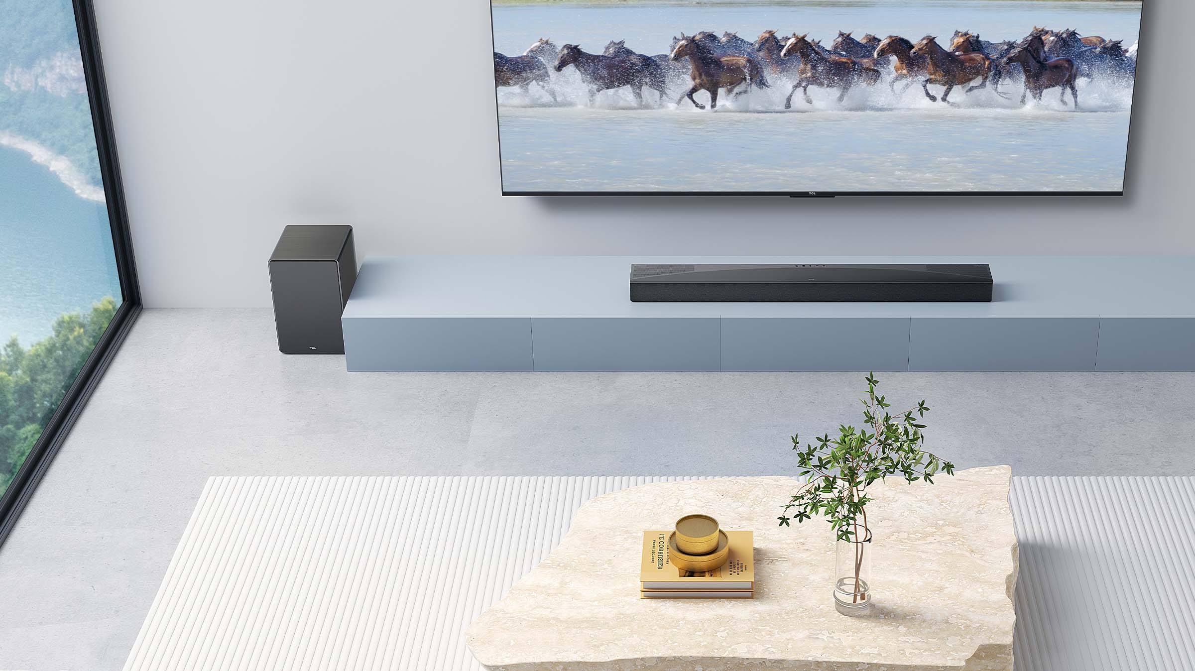 TCL Q75 Series 5.1.2 Soundbar with Ray•Danz Technology and Wireless ...
