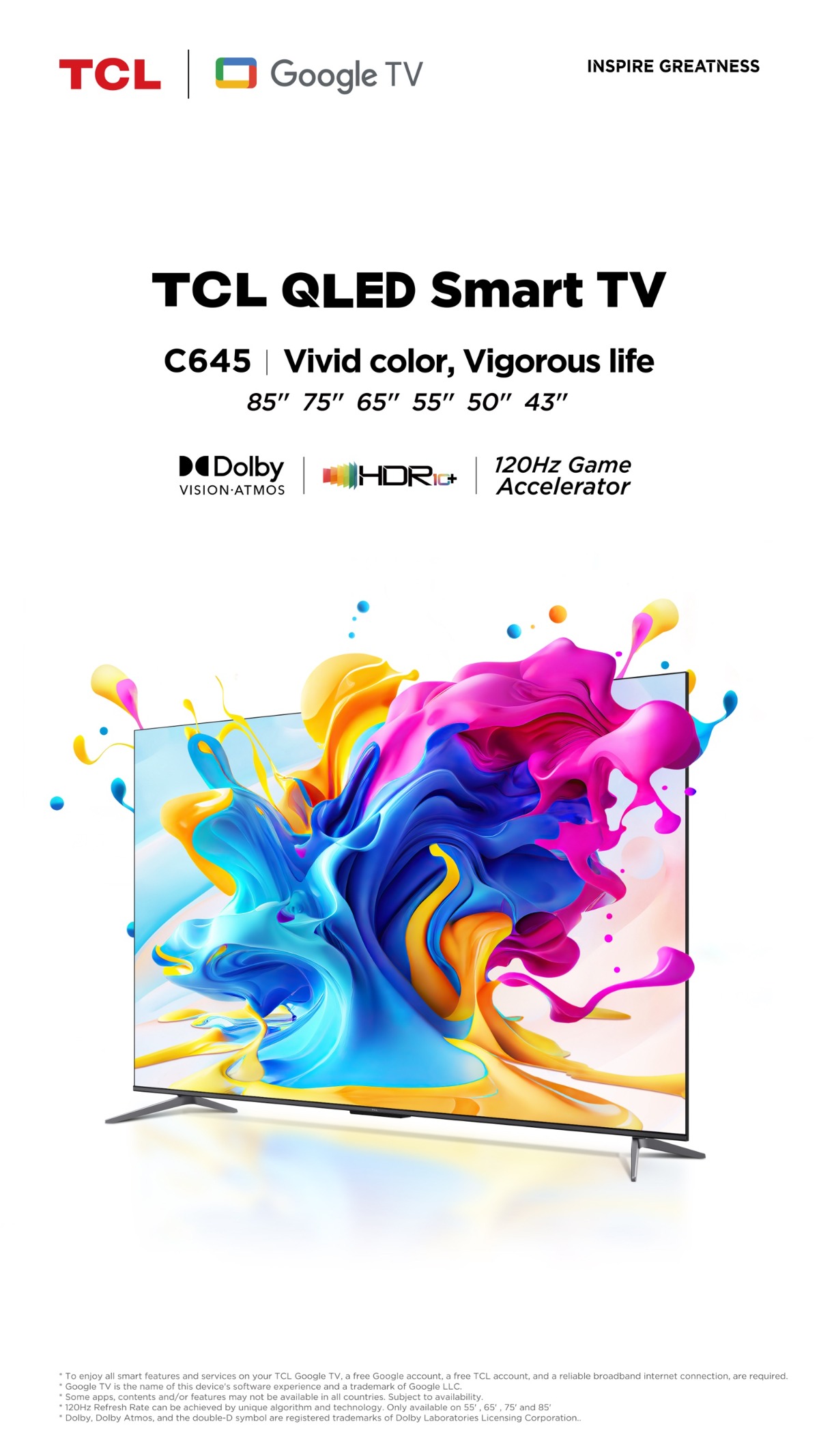 TCL C645 QLED Smart TV | TCL Colombia