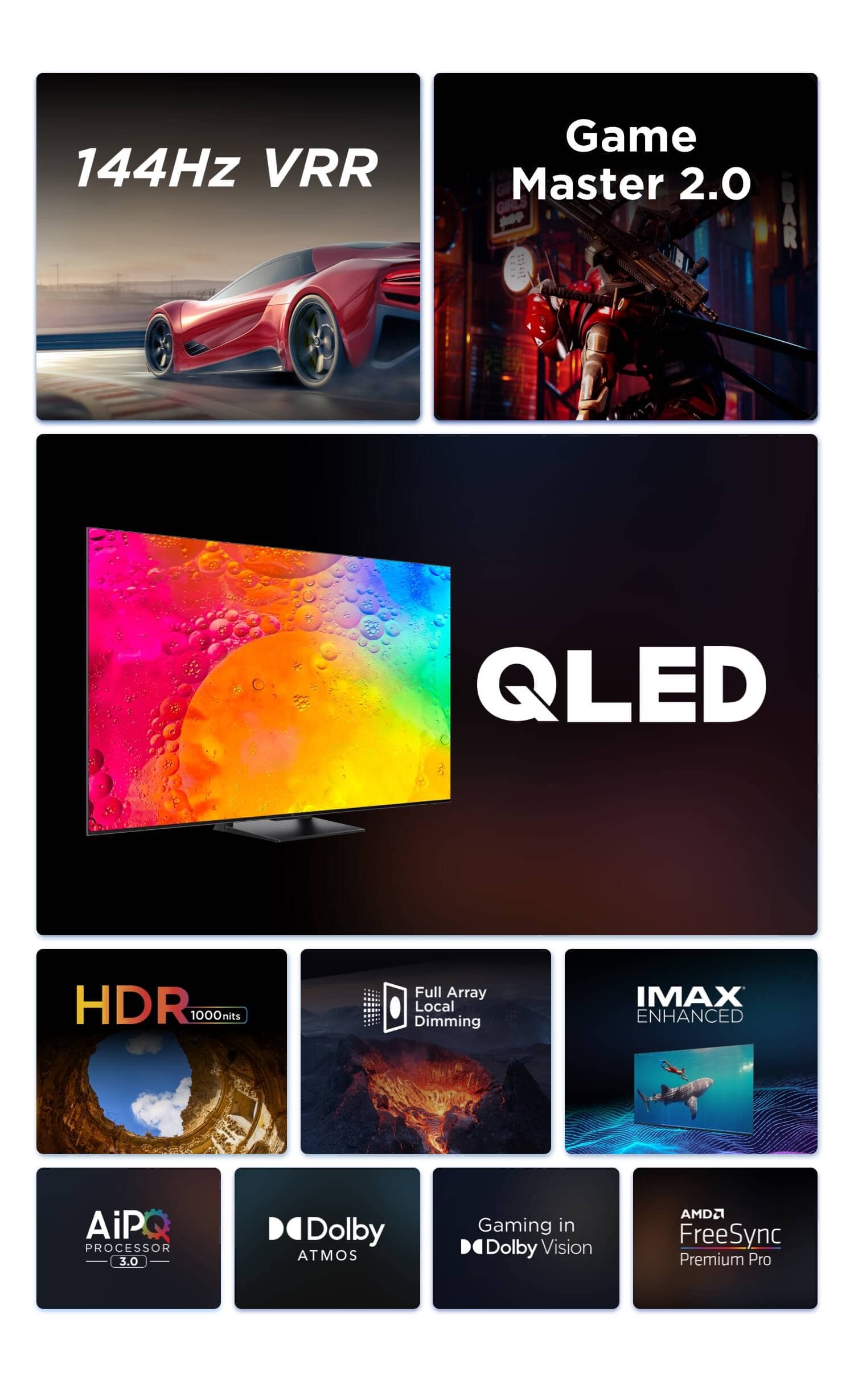 TCL 65" 65C745 QLED Smart 4k UHD Google Tv - TV CENTRE KENYA LTD