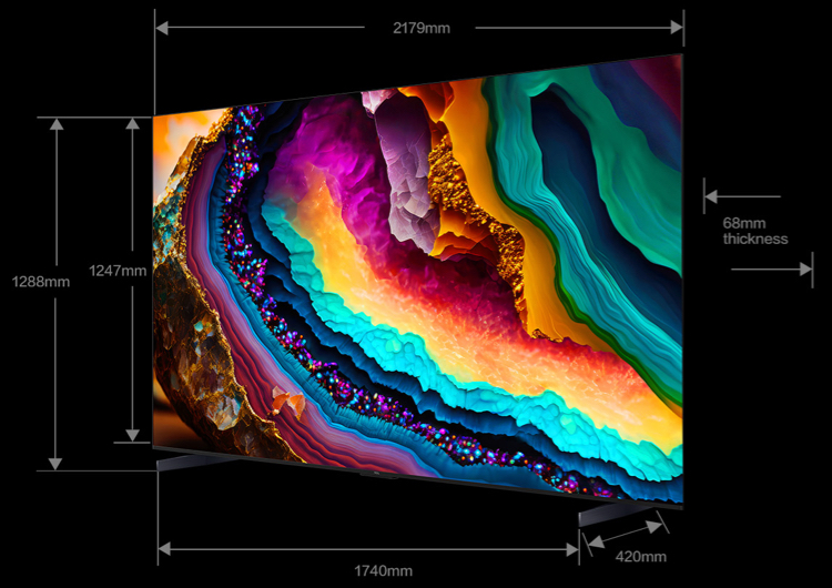 TCL 98P745 98" 4K UHD TV - TCL Gulf