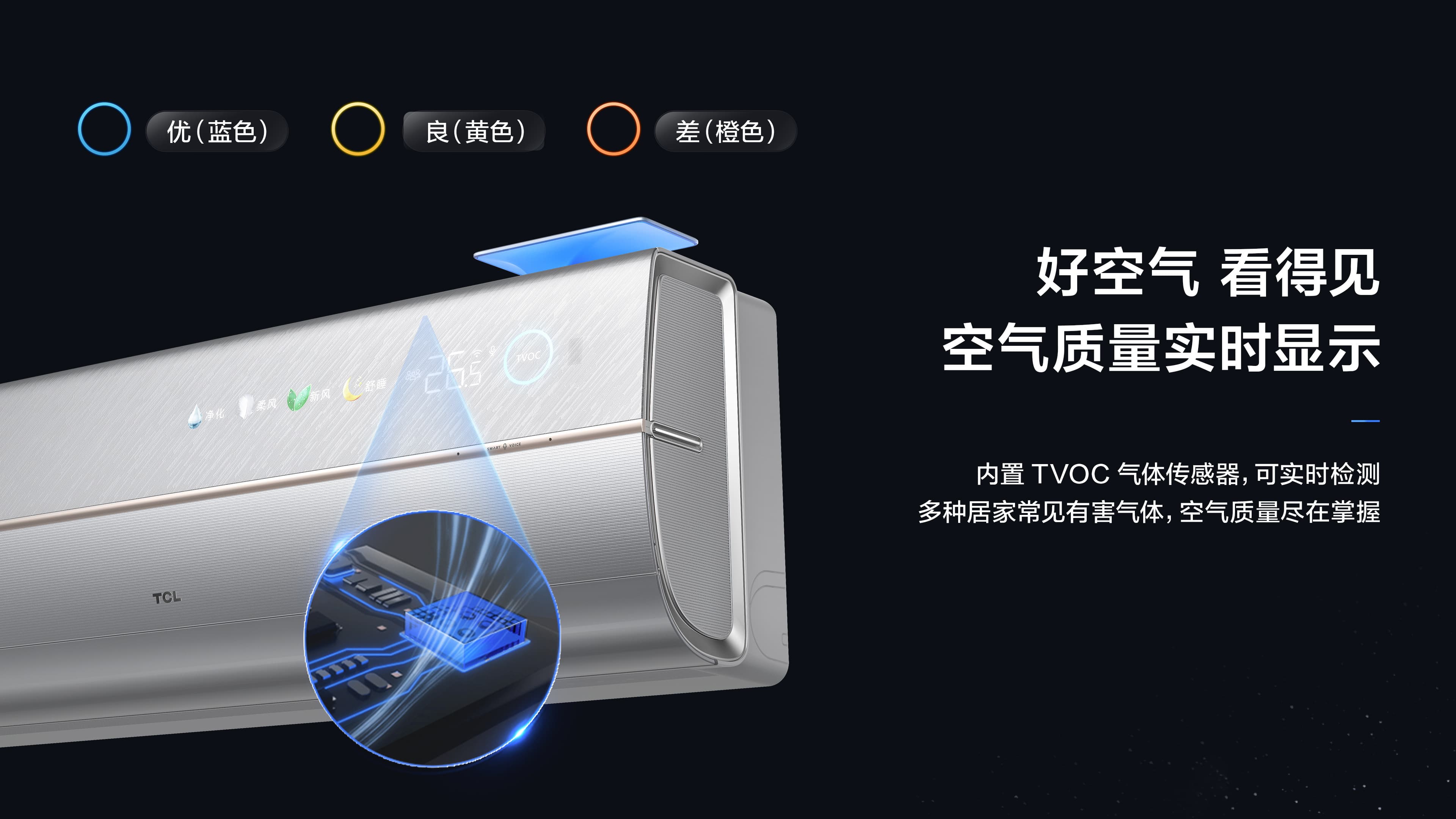 TCL小蓝翼C7新风挂机