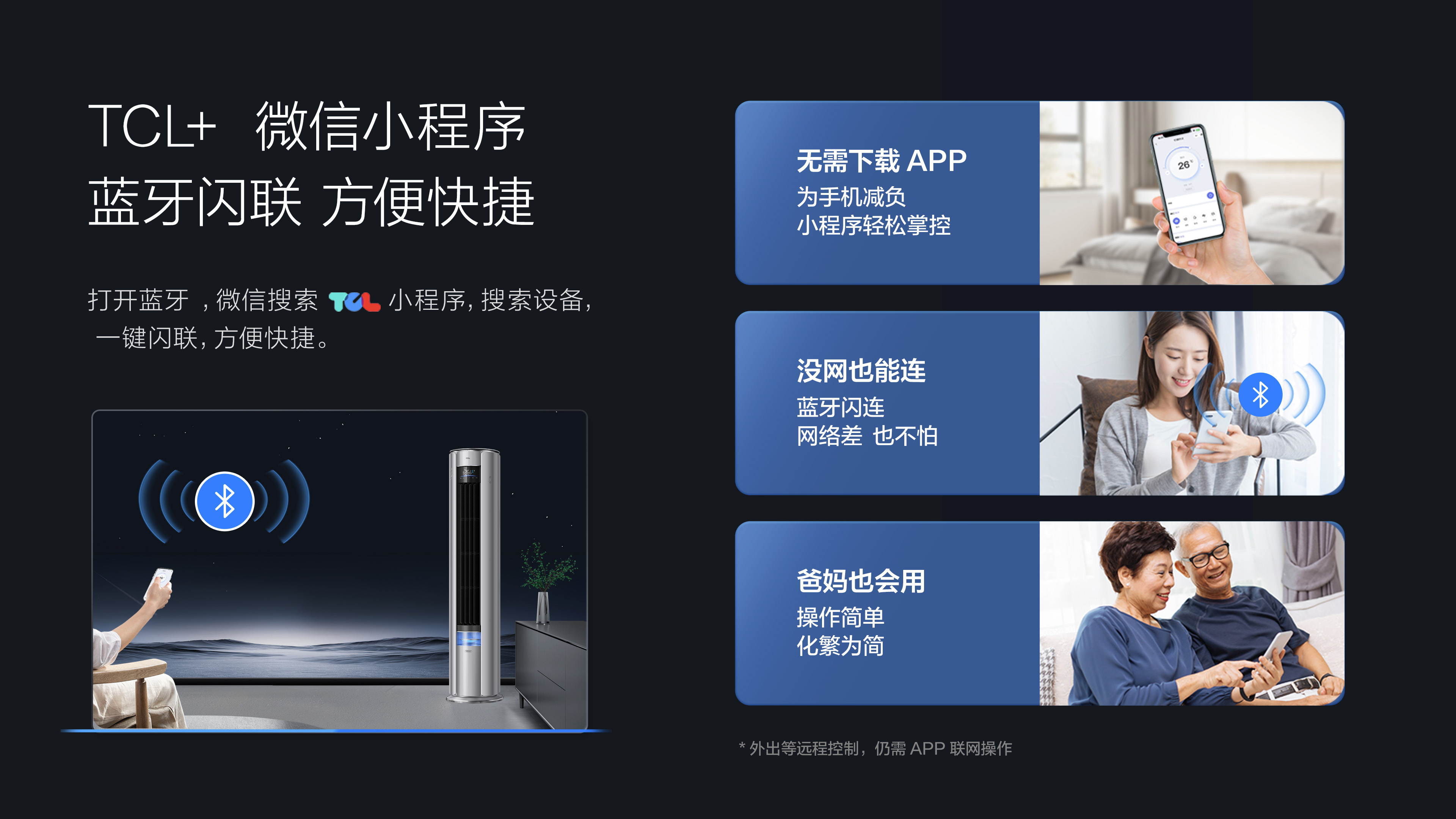 TCL3匹新风空调柜机-小蓝翼P7 | TCL官网
