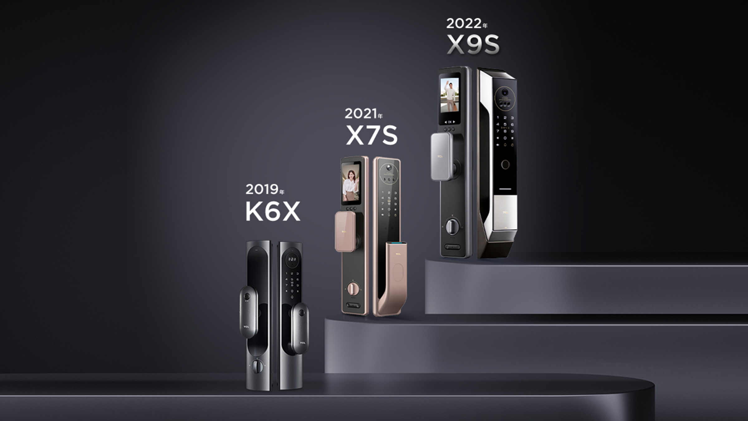 TCL 3D人脸可视猫眼锁X9S-真3D人脸识别 | TCL官网