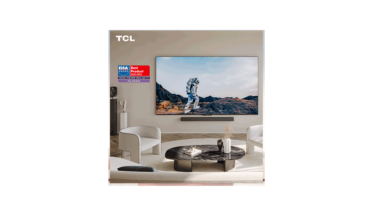 TCL Wins Three Prestigious 2023-2024 EISA Awards, Including EISA Home Theatre Mini LED TV