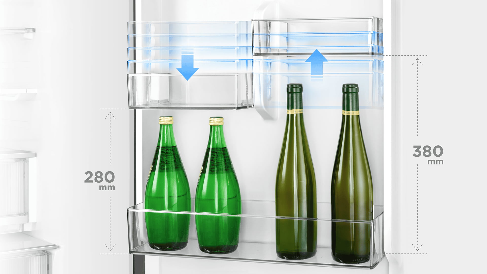 Bottom Freezer RF382BWD0NE Refrigerator - TCL Denmark