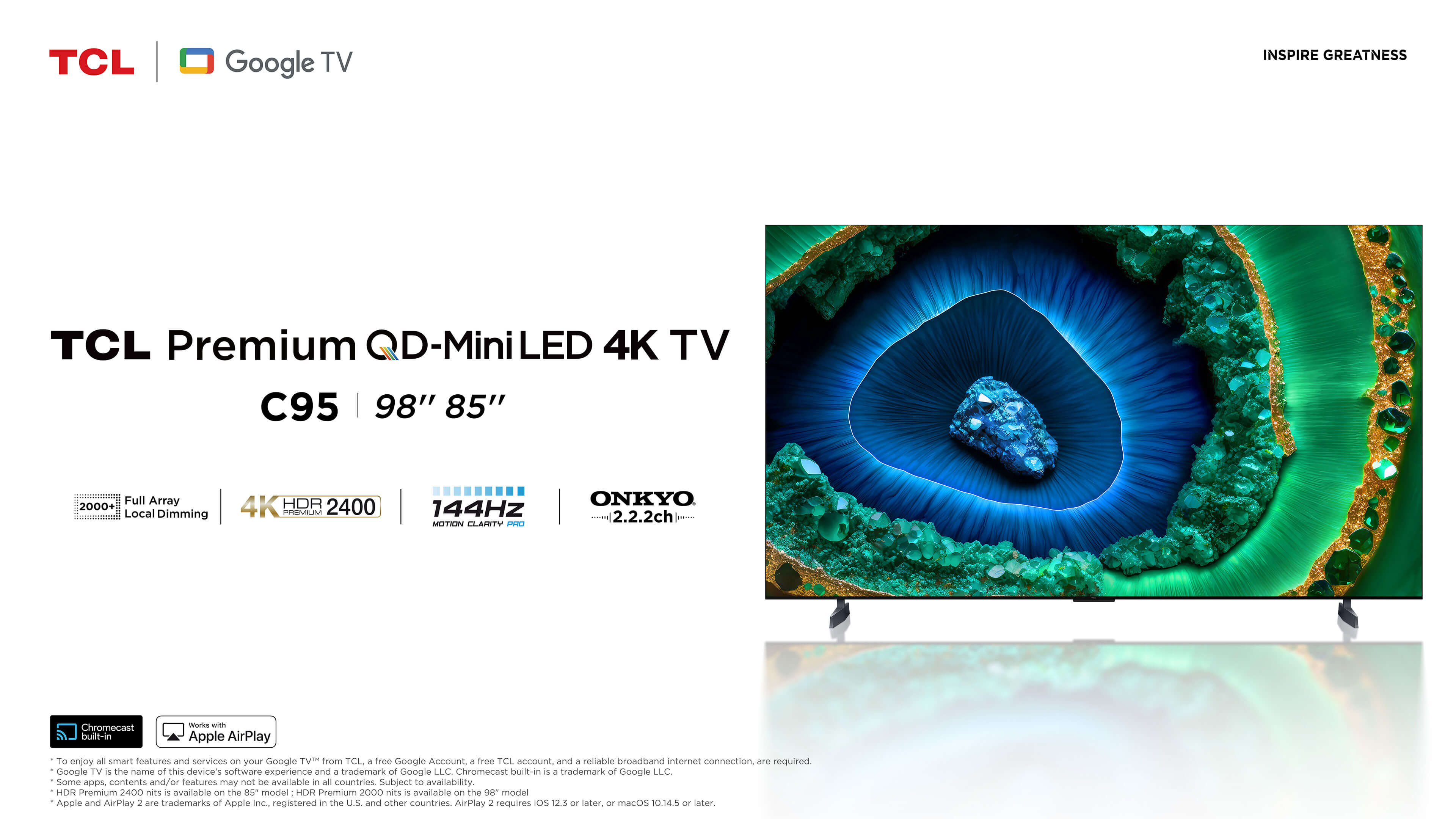 TCL C955 Premium QD-Mini LED 4K TV | TCL France