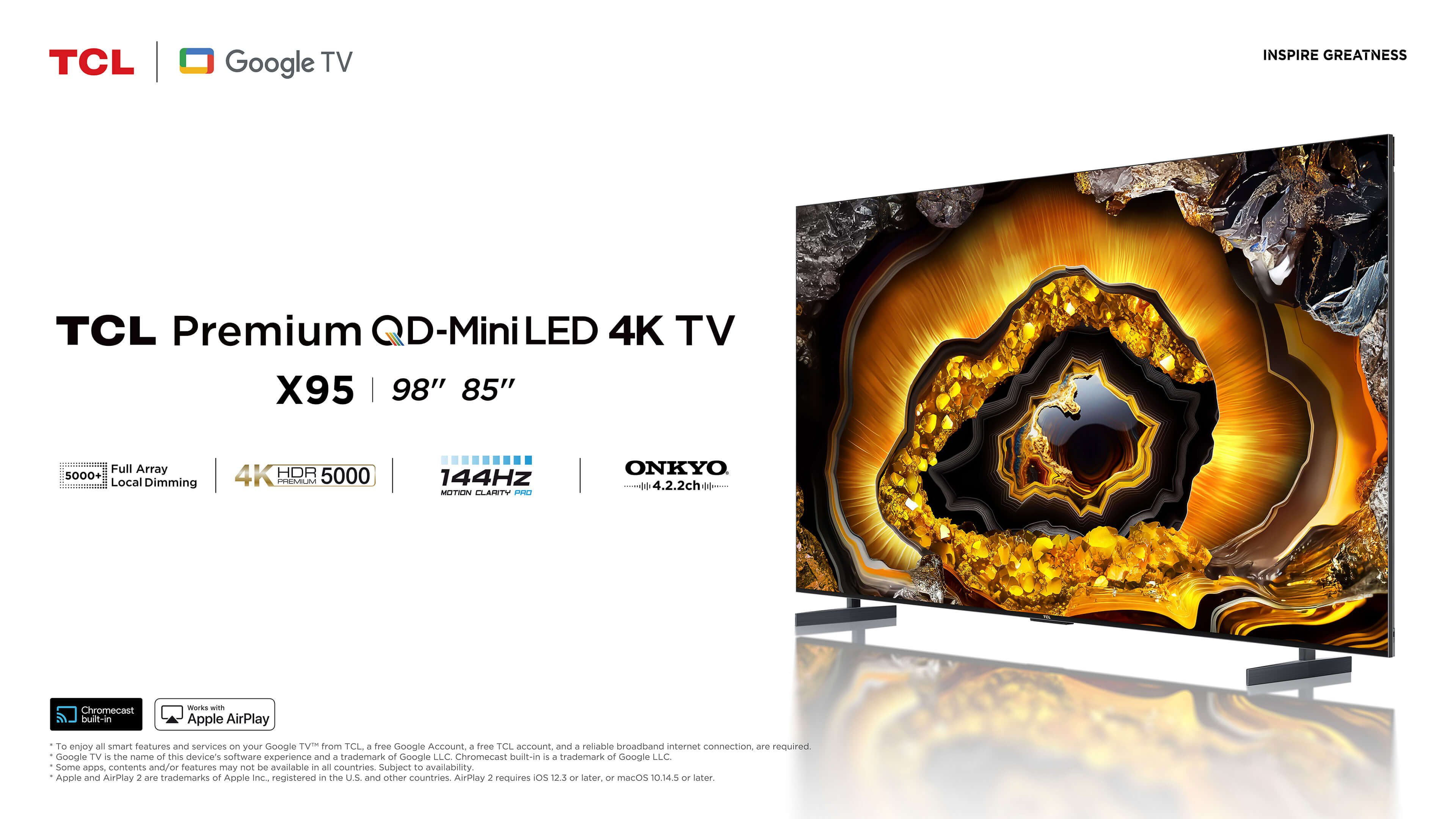TCL X955 Premium QD-Mini LED 4K TV | TCL Europe
