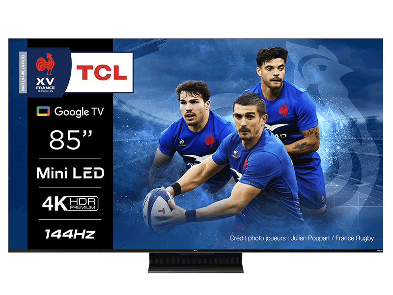 QD-Mini LED 4K TV 85 inch - C805 - TCL France