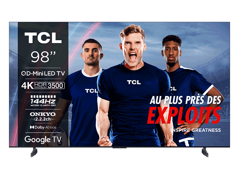 QD-Mini LED 4K TV 98/85/75/65 pouces - C89B - TCL France