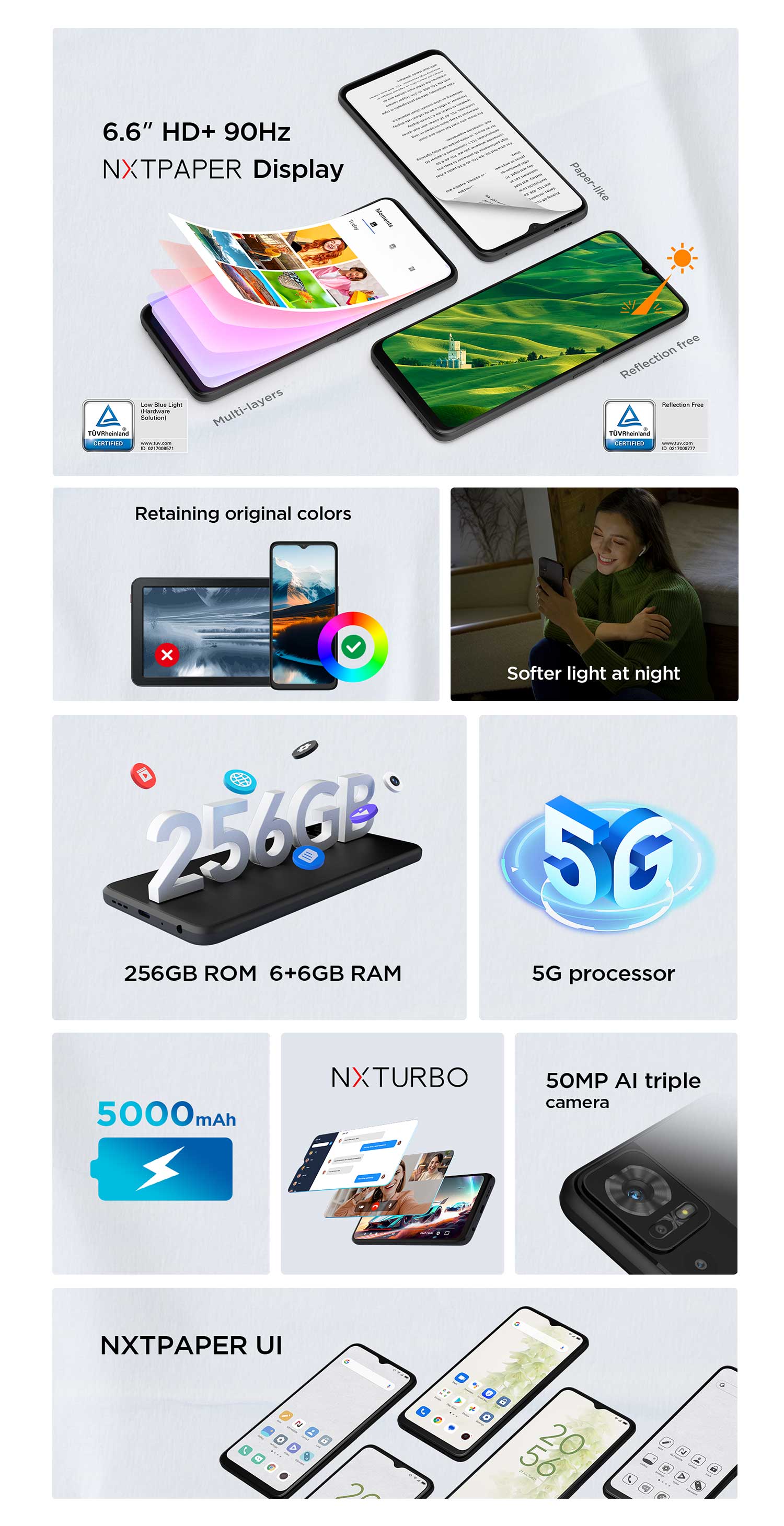 TCL 40 NXTPAPER 5G | Full-color Electronic Paper Display | TCL Global