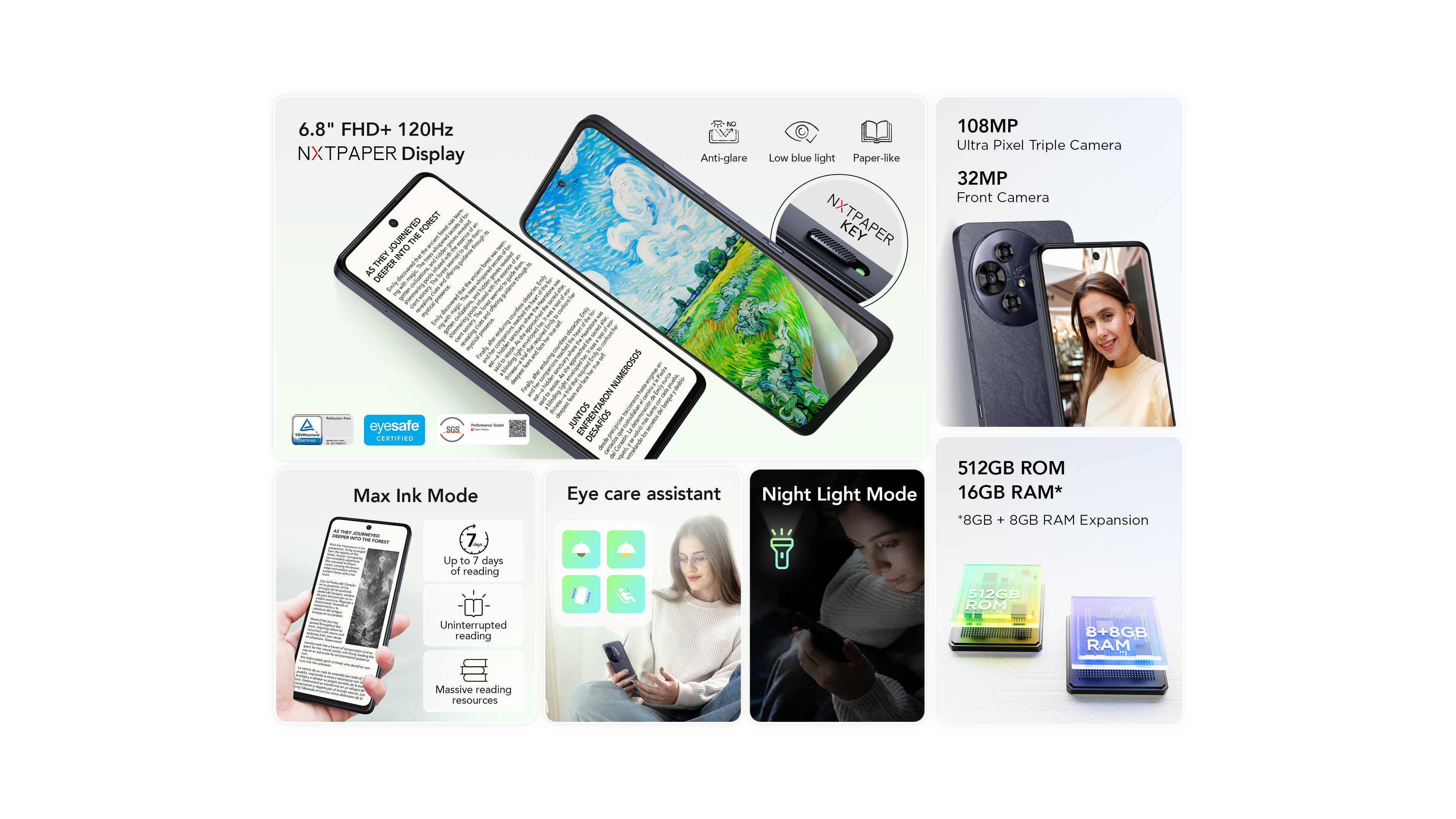 TCL 50 PRO NXTPAPER 5G | Full-colour Electronic Paper Display | TCL UK