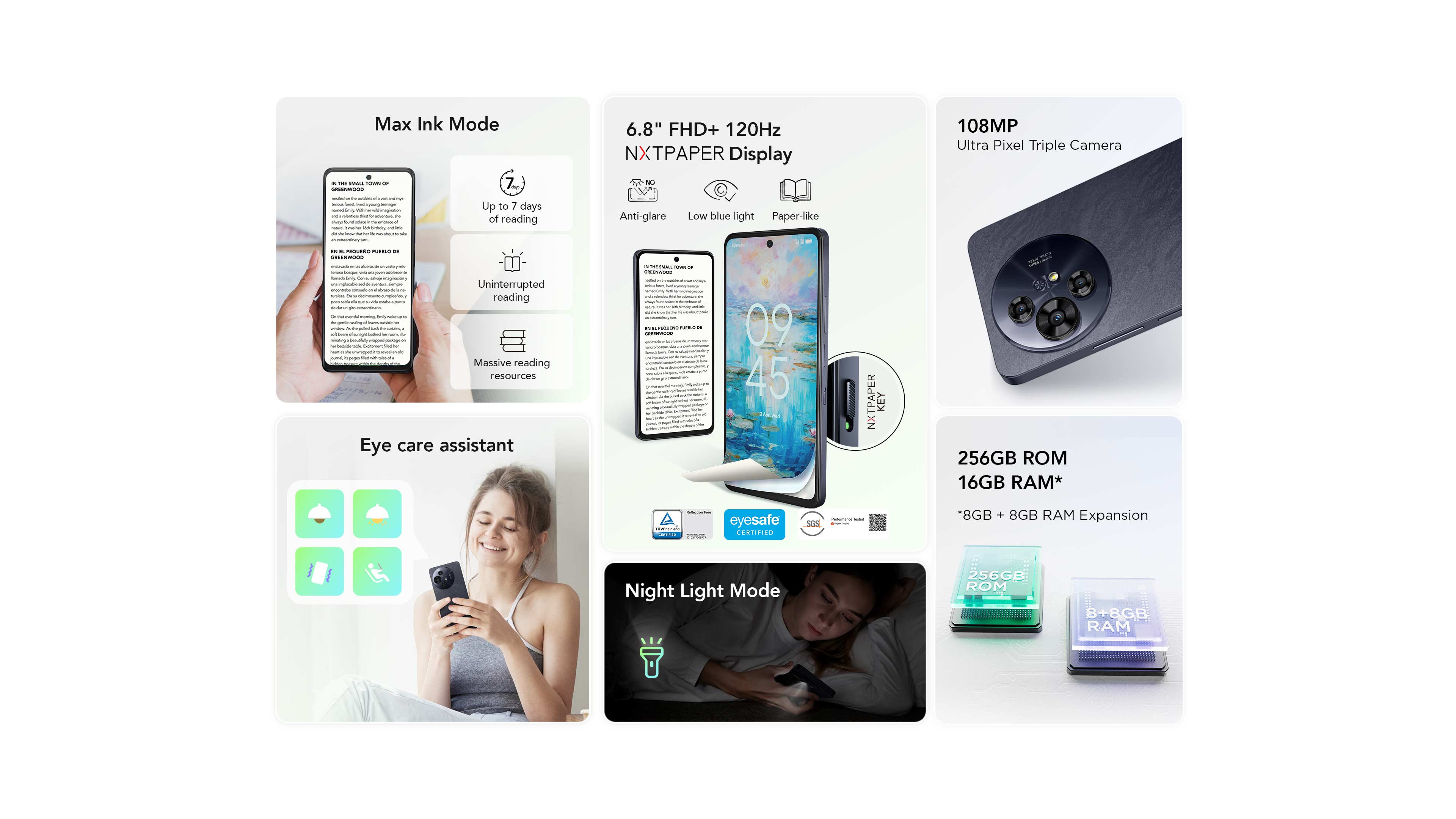 TCL 50 NXTPAPER 5G | Full-color Electronic Paper Display | TCL Europe