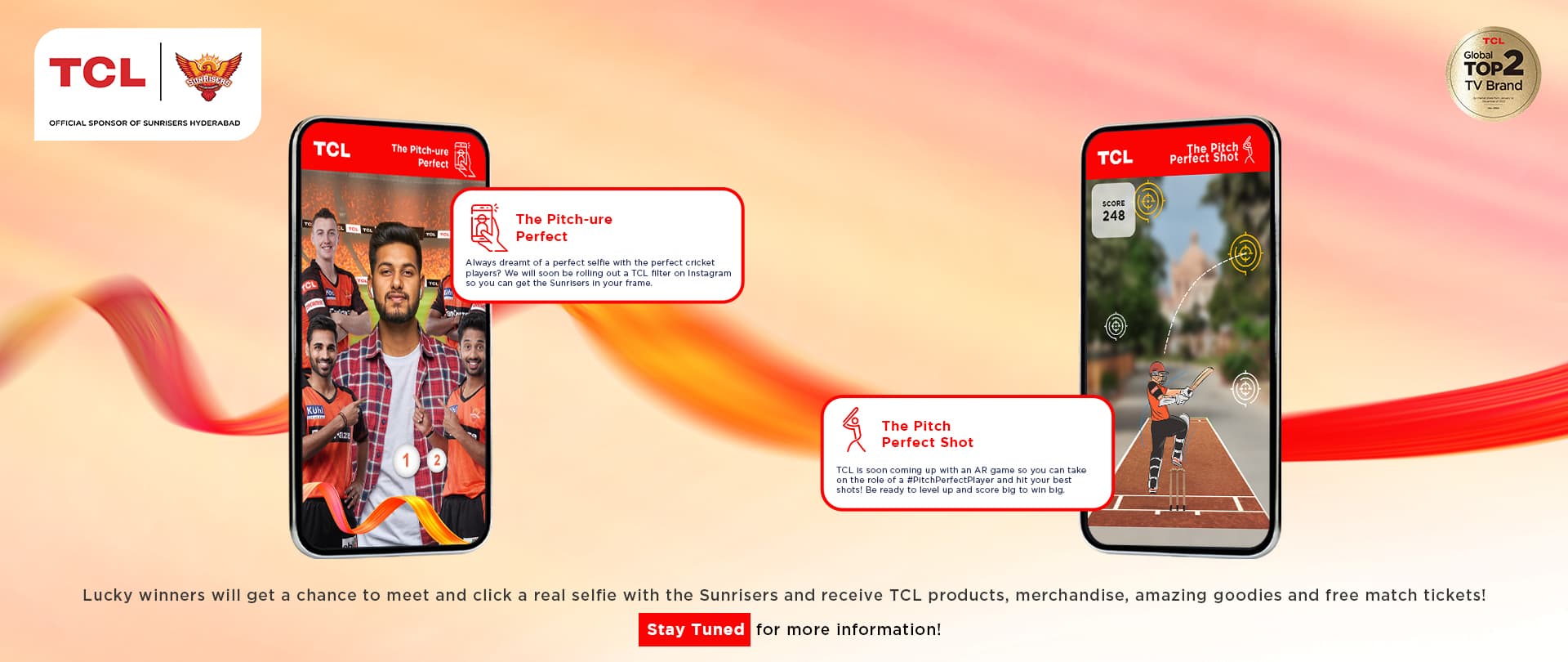 TCL SRH Sponsorship IPL 2023 Landing Page