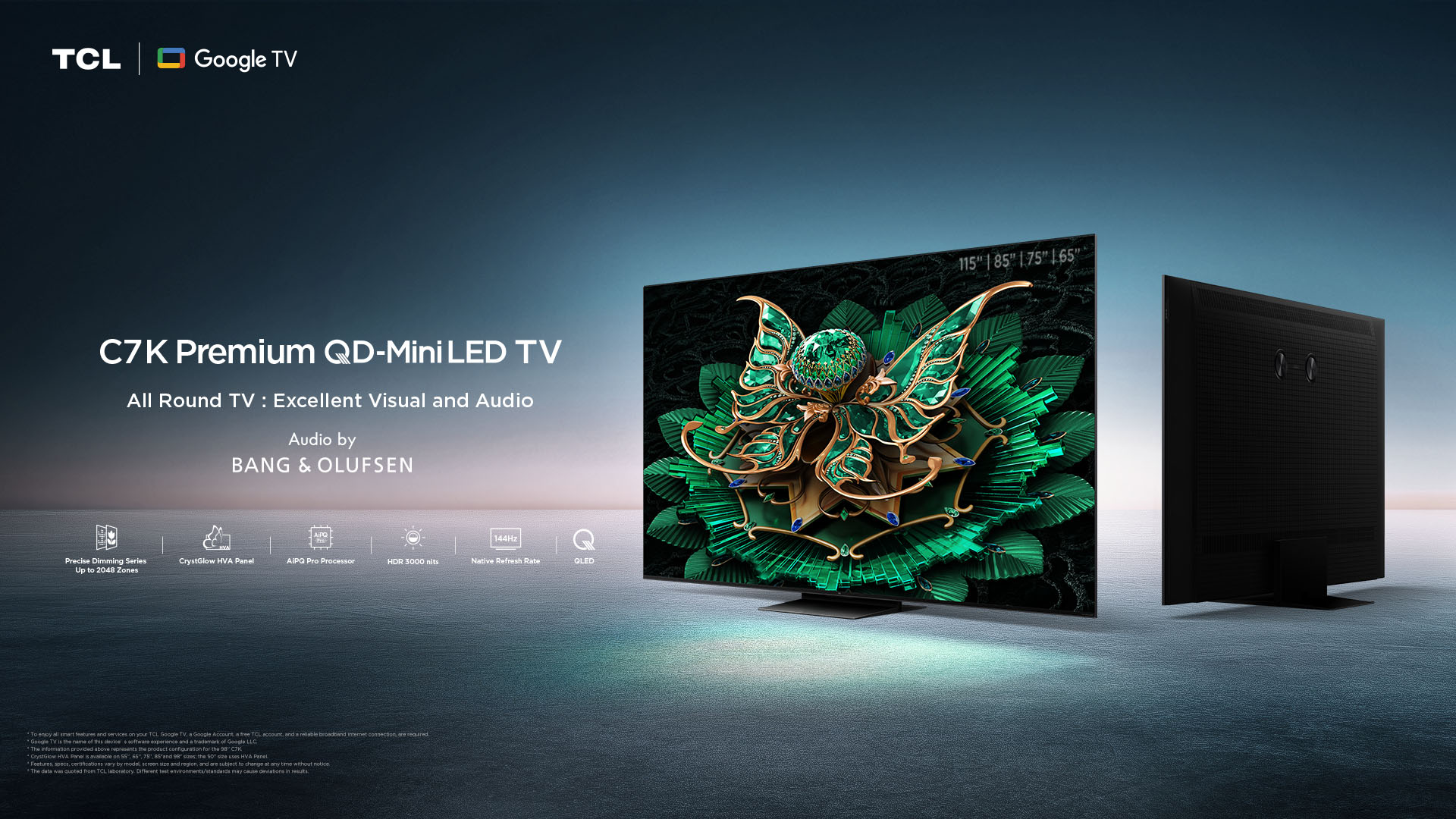 TCL TV C7K Premium QD-MiniLED TV, 50 to 115 inch | TCL Malaysia