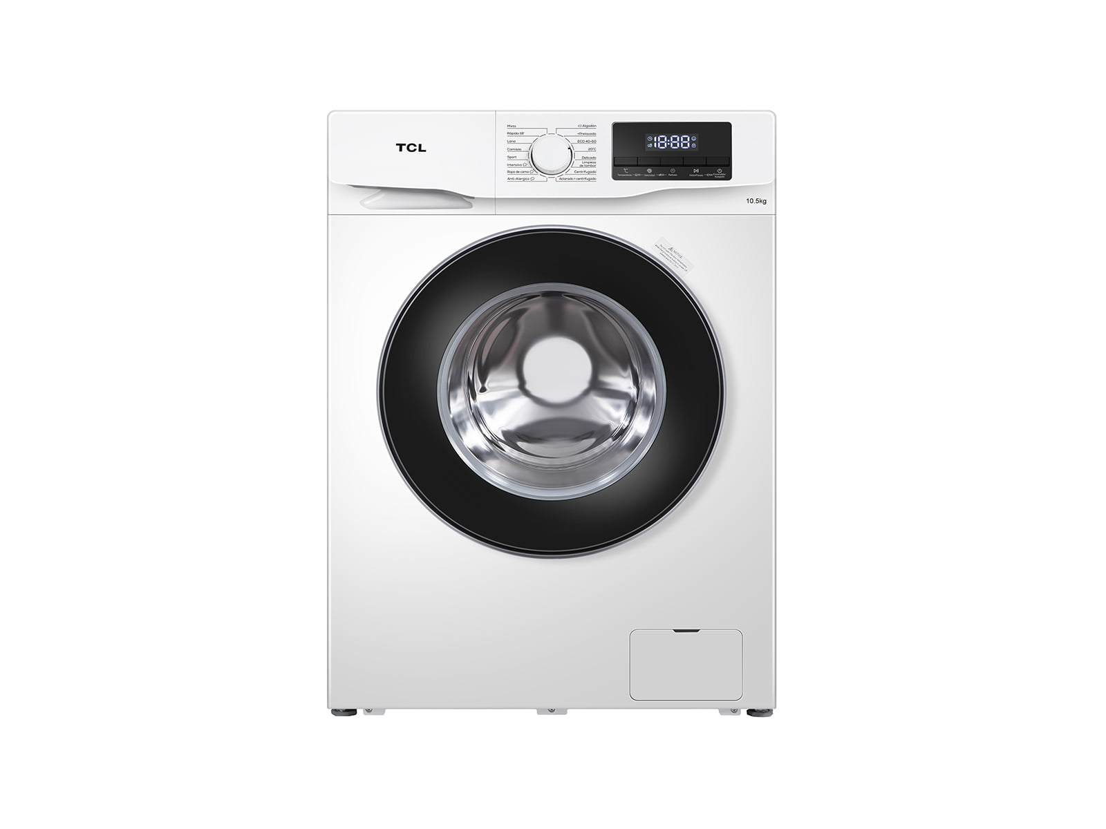 Washing Machine-P610FLW Lavadora 10kg Carga Frontal | TCL Paraguay ...