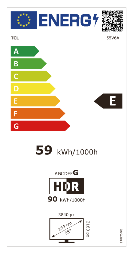 TCL V6A-4K HDR TV-Google TV-55 inç Çerçevesiz TV | TCL Türkiye