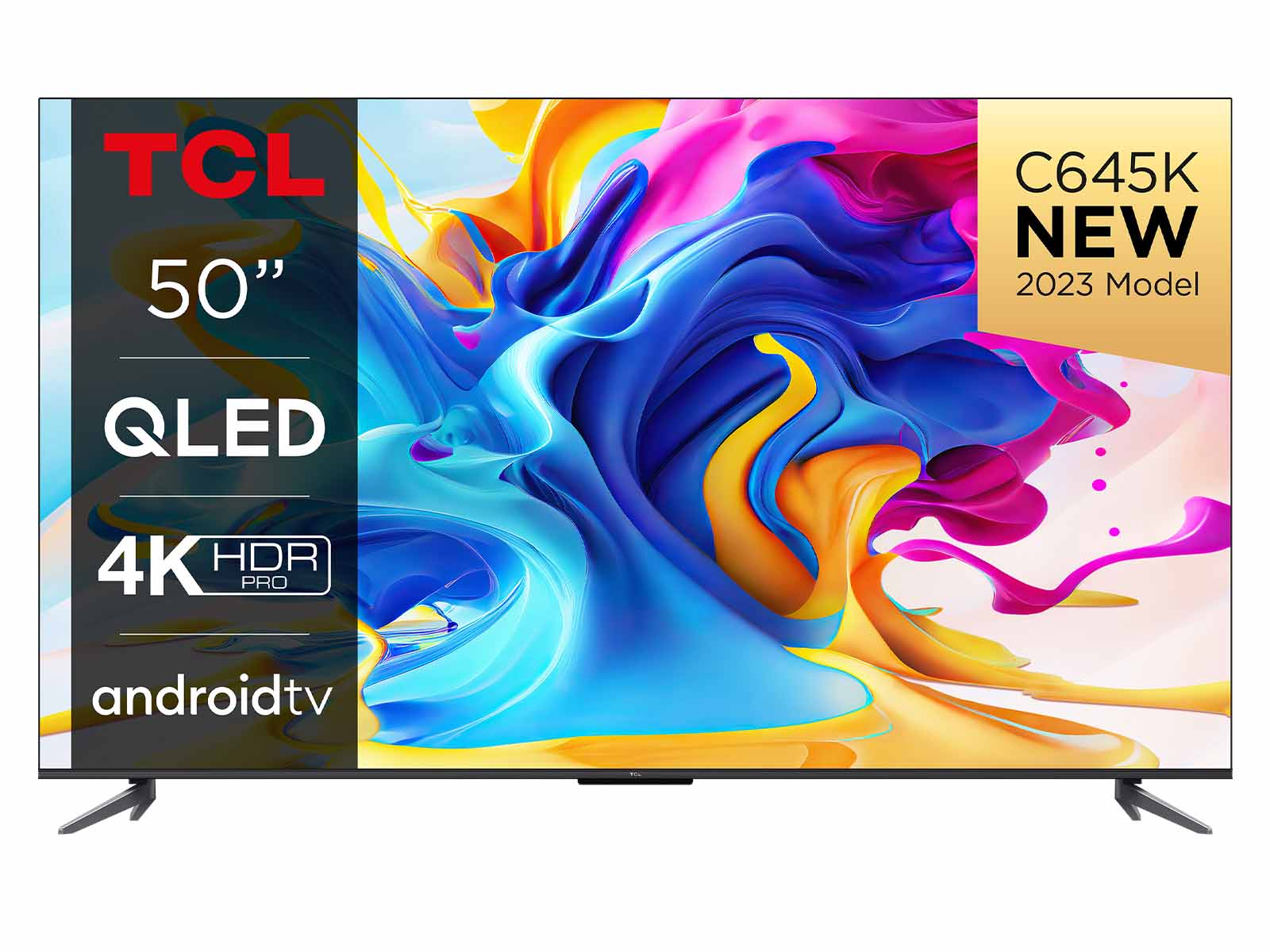 TCL 50C645K 50-inch QLED Smart Television, 4K Ultra HD, Android TV | TCL UK