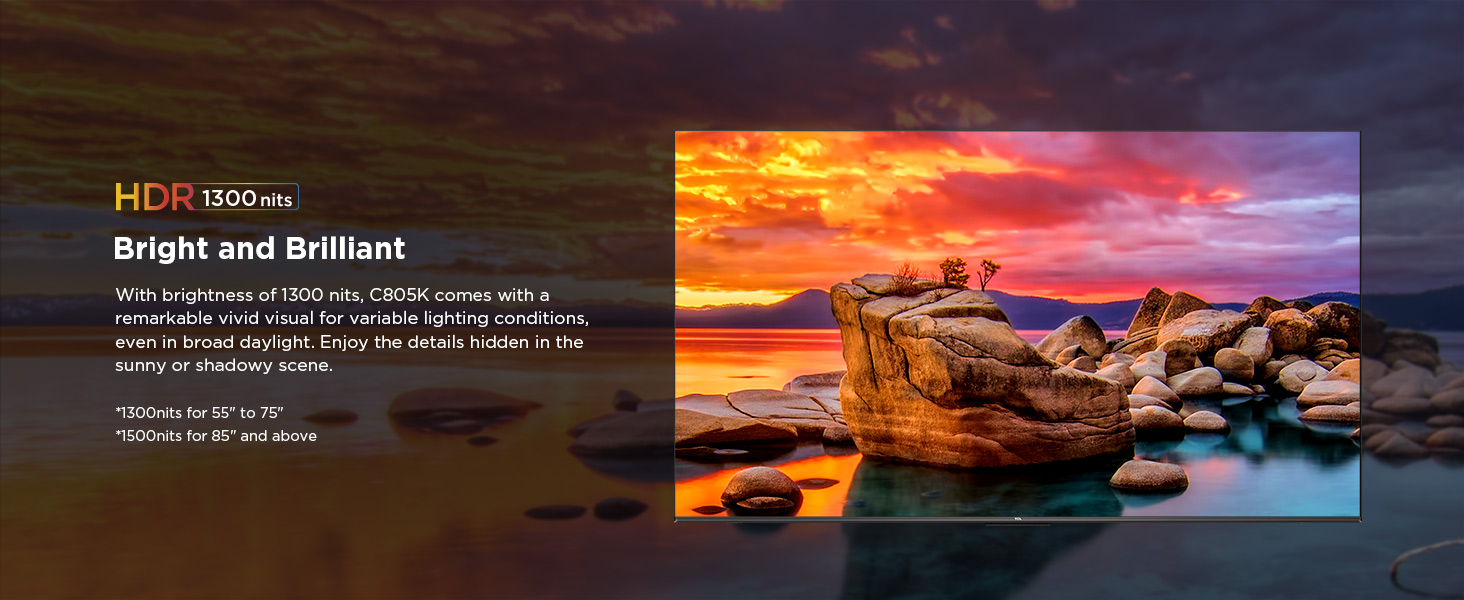 QD-Mini LED 4K TV 55 inch - C805K