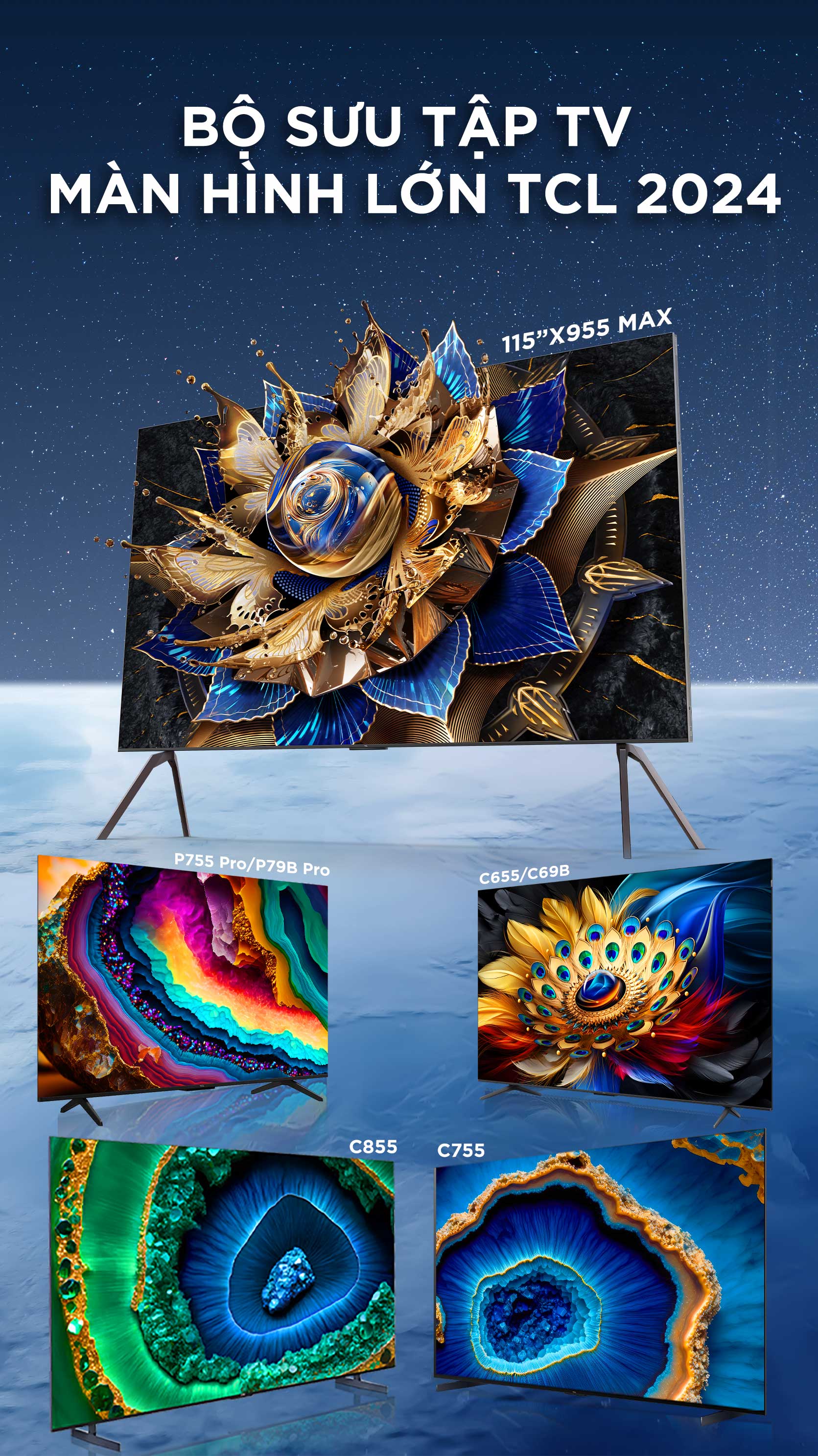 TCL XL Collection - Bộ sưu tập TV màn hình lớn -TCL Việt Nam