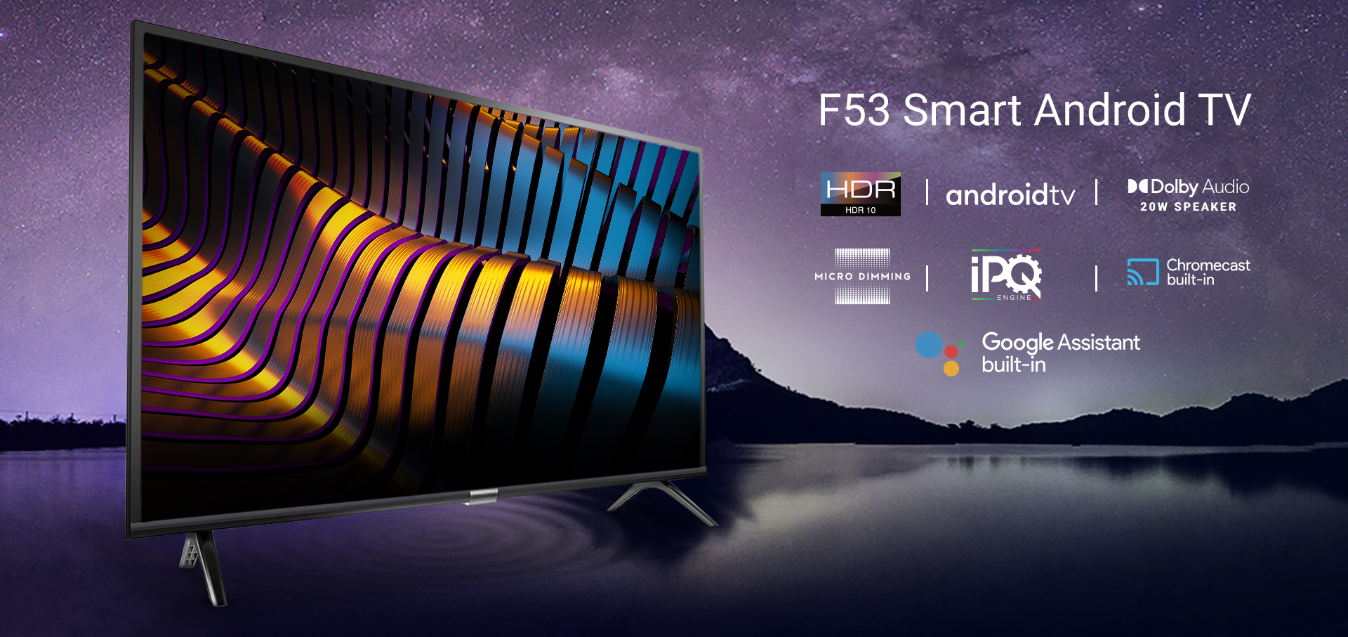 F53 TVs: Buy 40”, 32 Inch Full HD LED Smart Android TV Online ...