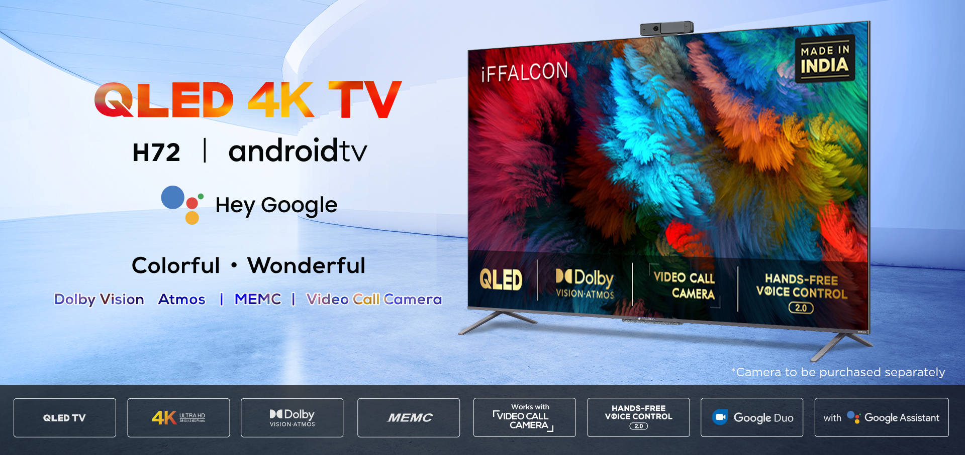 iFFALCON H72 QLED 4K Android TV- iFFALCON India
