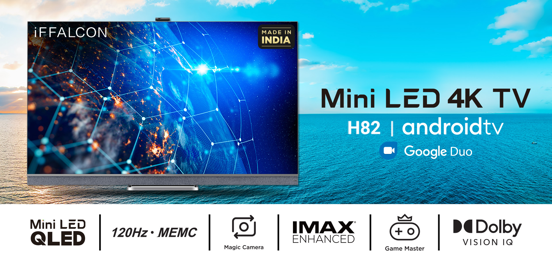 iFFALCON H82 Mini LED-QLED Smart Android TV-iFFALCON India